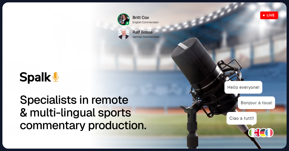 Spalk | Commentary Infrastructure for Global Sports