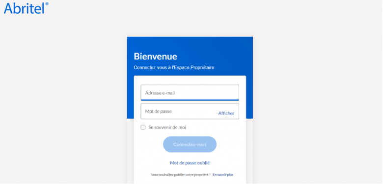 Abritel : Espace Propriétaire - Comment accéder à ton compte