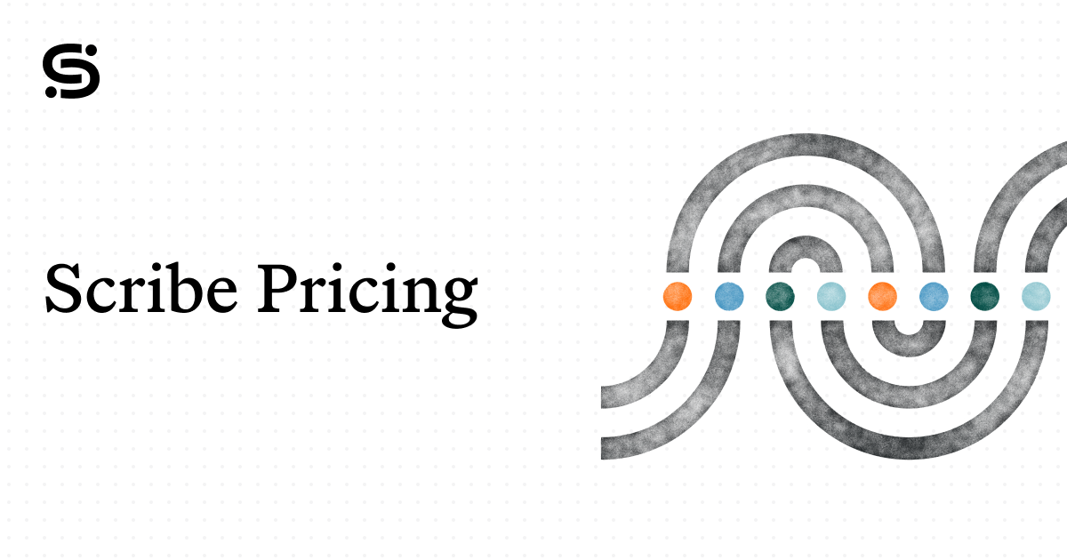 Scribe | Pricing