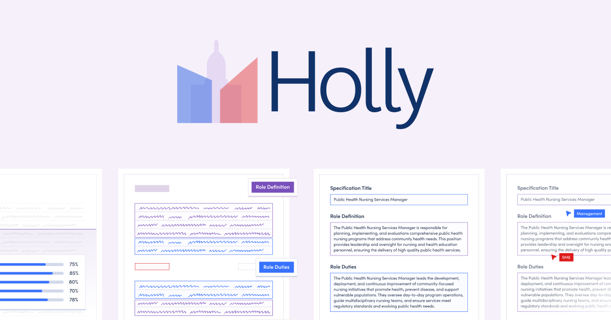 AI-Powered Class & Comp for Governments | Holly